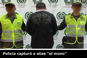 Policía capturó a alias ¿el mono¿ | Policía Nacional de Colombia