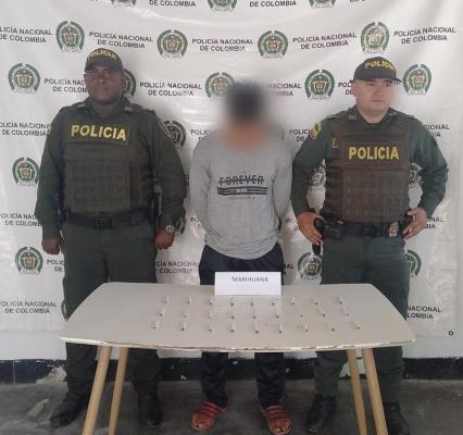 Policía Nacional evita la comercialización de bazuco y marihuana ...
