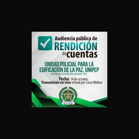 Invitación a la Audiencia Pública de la Unidad Policial para la ...